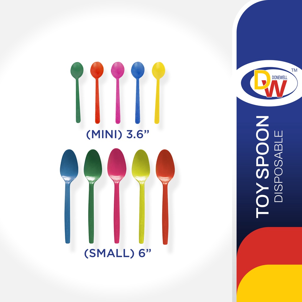 Donewell Disposable Toy Spoon 1kg | Shopee Philippines