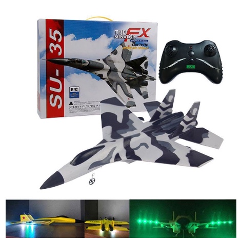 (US) SU-35 The Minator FX Airplane RC Coolplane 2.4G Remote Control ...