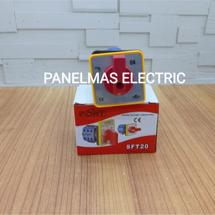 TOMBOL Rotary Switch Sft20-2-3 Sa16 On-Off 3P Fort Selector Rotary ...