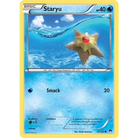 Staryu & Starmie Pokemon Cards TCG (1st Gen Pokemon) | Shopee Philippines