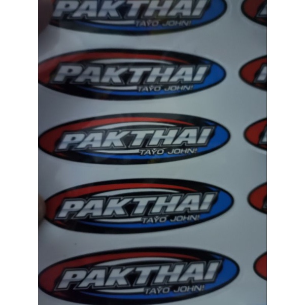pak Thai sticker laminated | Shopee Philippines
