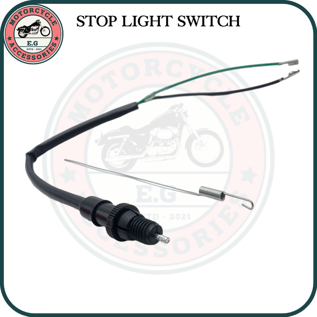 E.G Motorcycle Parts Rear Foot Brake Stop Led Tail Light Switch With ...