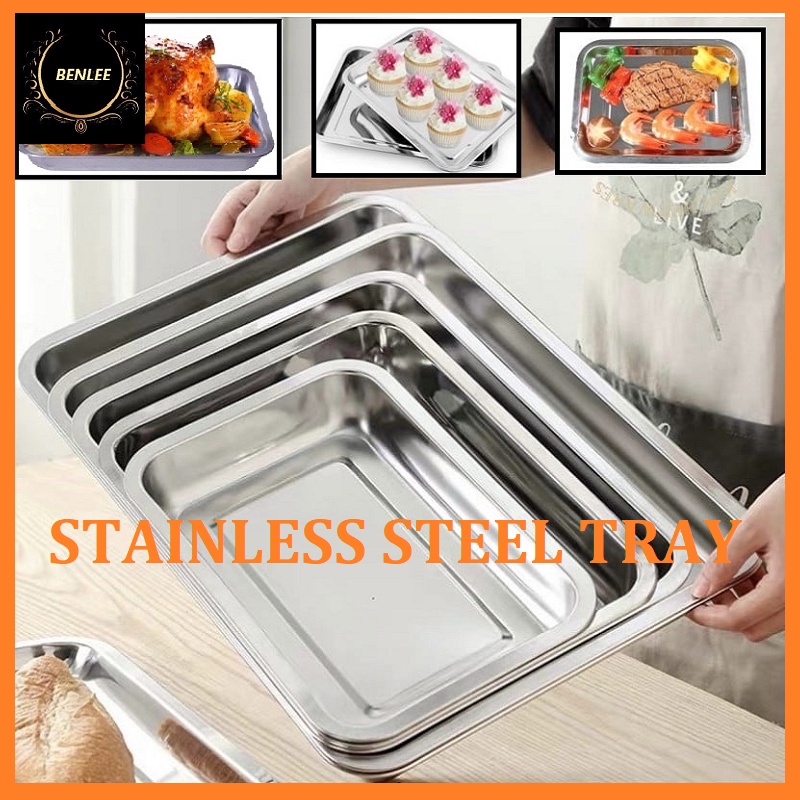 Stainless Steel Tray/Food Warmer/Plate Multi purpose Stainless Steel ...
