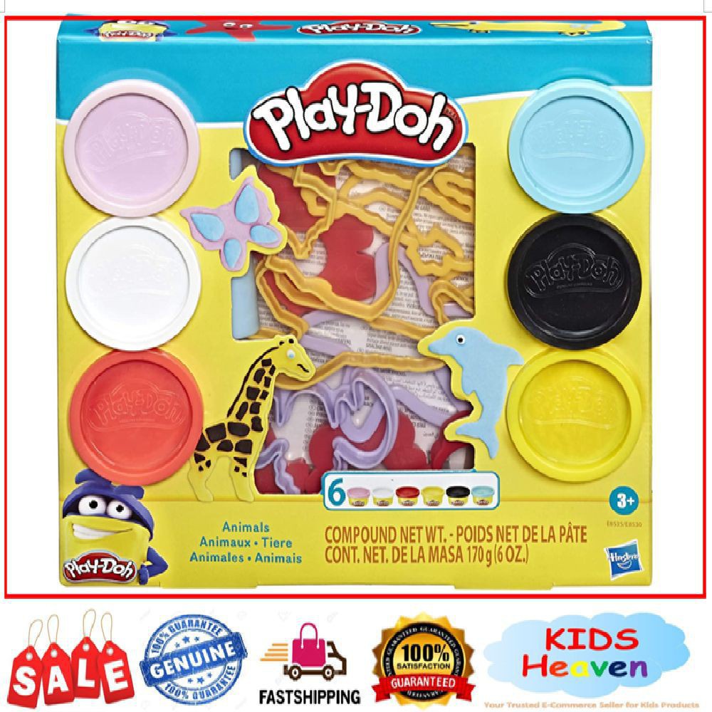 Play-Doh Fundamentals - Assorted ( Shapes, Animals, Letters & Numbers ...