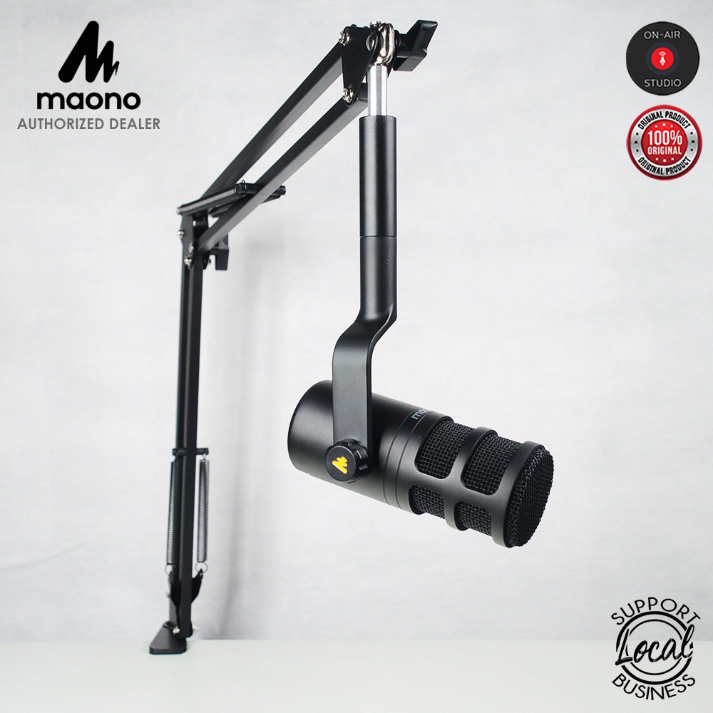 MAONO PD100 Podcast Mic XLR Dynamic Microphone with Boom Kit | Shopee ...