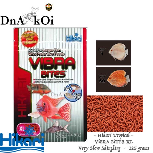 Hikari Tropical - ViBRA BiTES XL 125grams SLOW SiNKiNG | Shopee Philippines