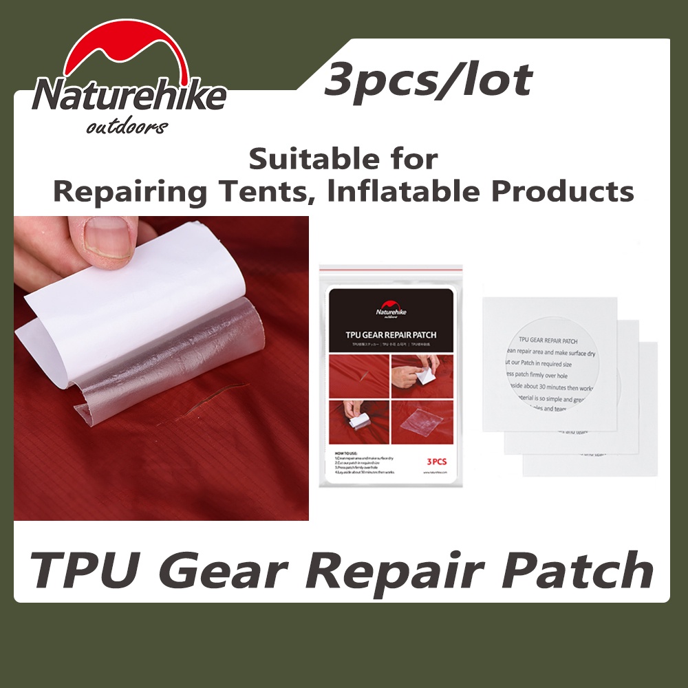 Naturehike TPU Gear Repair Patch 3pcs/lot Waterproof Patch Tent ...