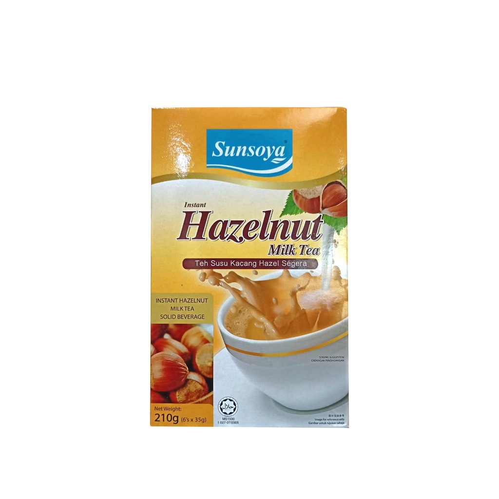 Sunsoya Instant Hazelnut Milk Tea 210g 6 Sachetx 35g from Malaysia S3 ...