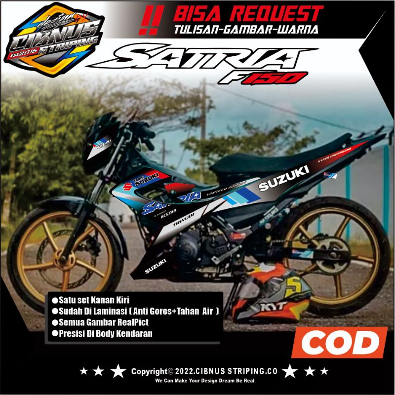 Striping VARIATIONS SATRIA FU FACELIFT, SATRIA FU FL | Shopee Philippines