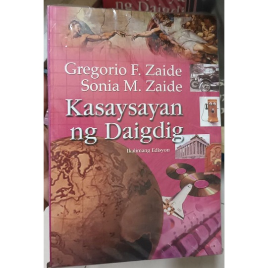 KASAYSAYAN NG DAIGDIG IKALIMANG EDISYON BY.ZAIDE ZAIDE | Shopee Philippines