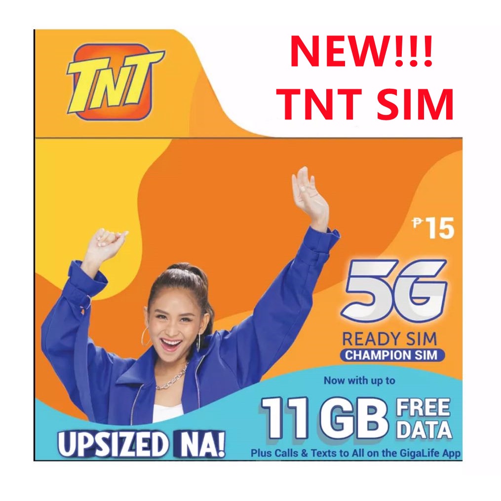NEW TNT SIM Cards available inTNT SIM FREE 11GB DATA | Shopee Philippines