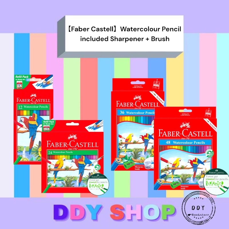 Faber Castell Watercolour pencil included Sharpener + Brush -- Paper ...