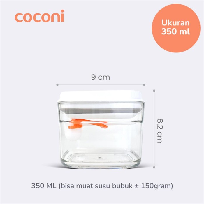 Coconi Pop Up Airtight Food Container | Airtight Milk Powder Jar ...