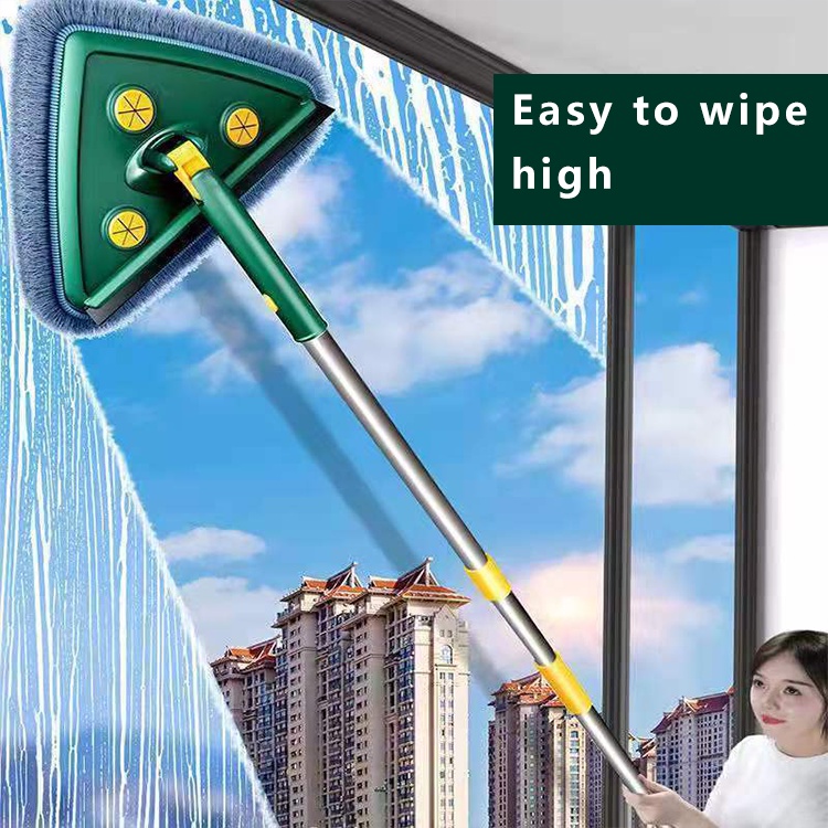 Triangular mop ceiling dust removal brush multi-functional kitchen wall ...
