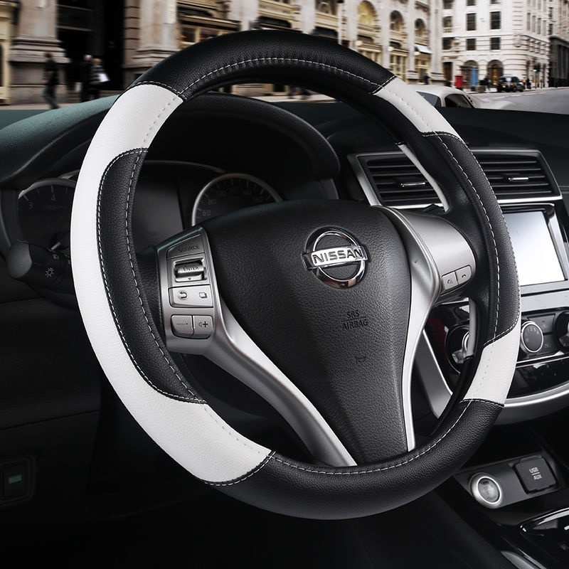 automobile - steering wheel - cover - soft leather - grip - steering ...