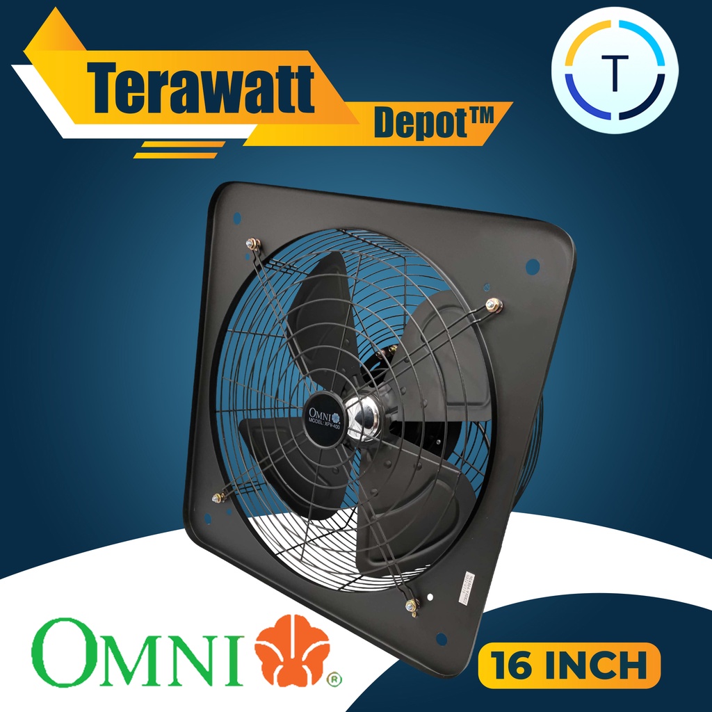 OMNI Industrial Wall Mounted Exhaust Fan - XFV-400 | Shopee Philippines