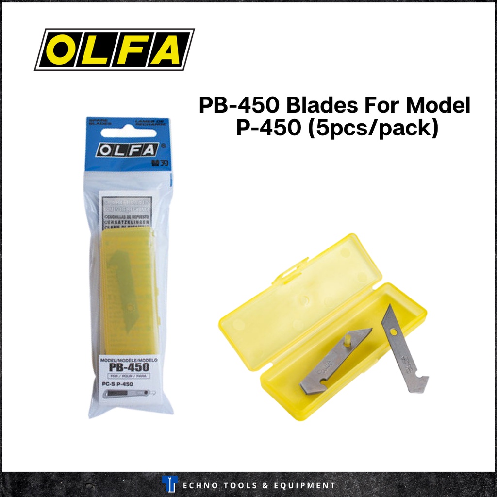 OLFA PB-450 Cutter Replacement For Model P-450 (5pcs/pack) | Shopee Philippines