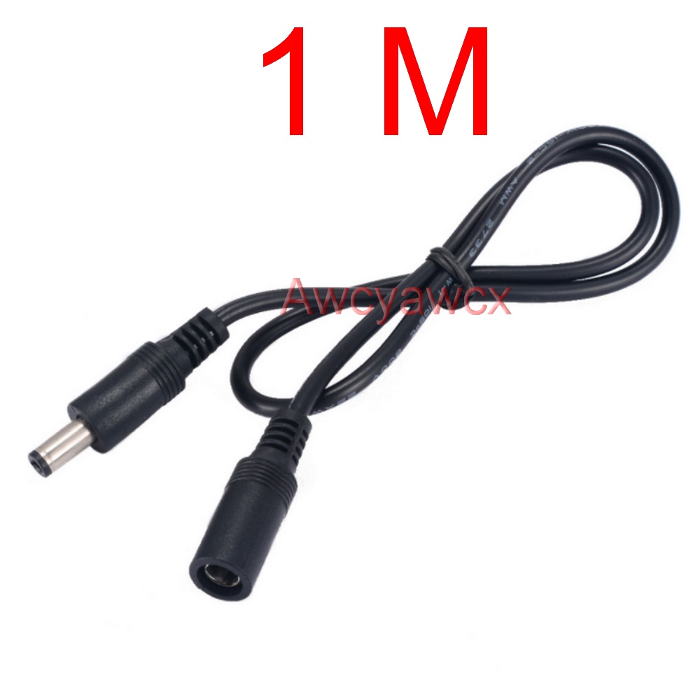 5.5mm 2.1mm Power Charger 5V 6V 9V 12V Extension Cable 1M 100cm CCTV ...