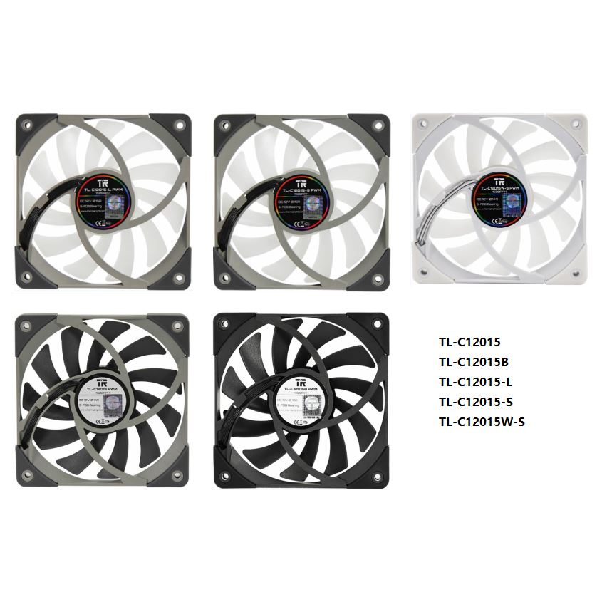 Thermalright TL-C12015 120mm fan TL-C12015/TL- C12015B/TL-C12015L/TL-C12015S/TL-C12015W-S ultra ...