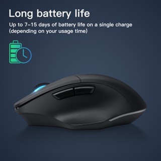 Ergonomic Mouse Wireless for laptop Bluetooth Rechargeable Silent ...