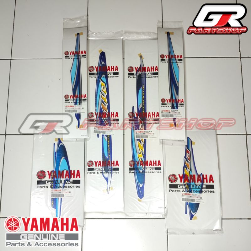 FULL SET BODY STRIPING MIO SPORTY biru 2006 ORIGINAL YGP ORIGINAL ...