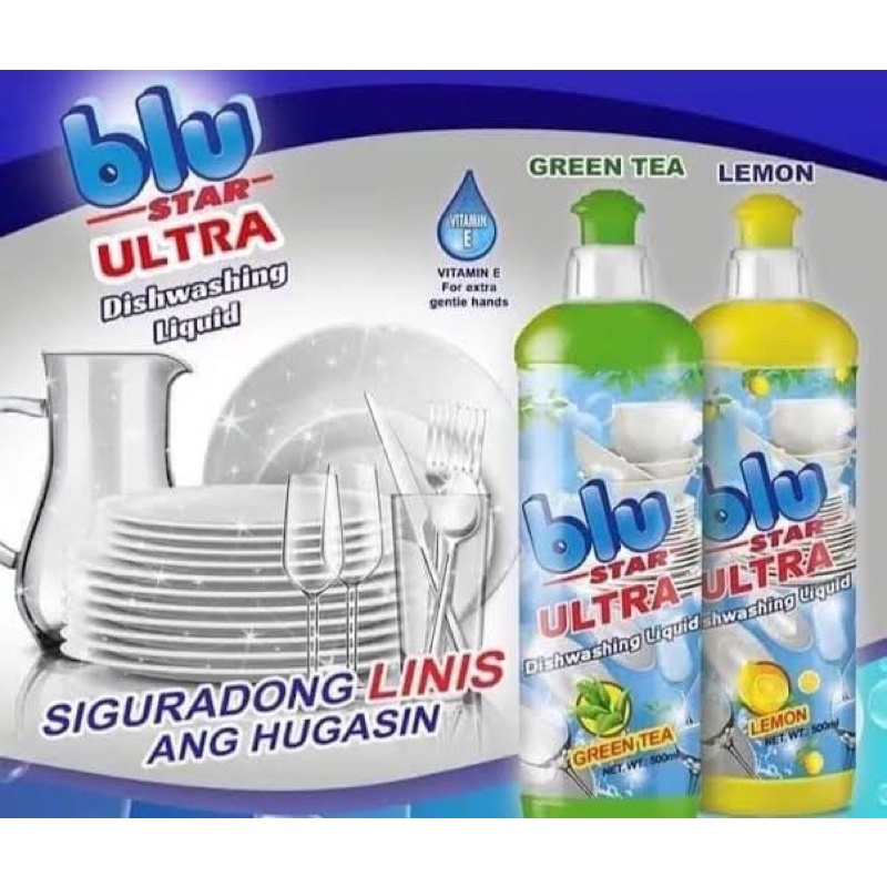 BLU STAR ULTRA DISWASHING LIQUID 500ML | Shopee Philippines
