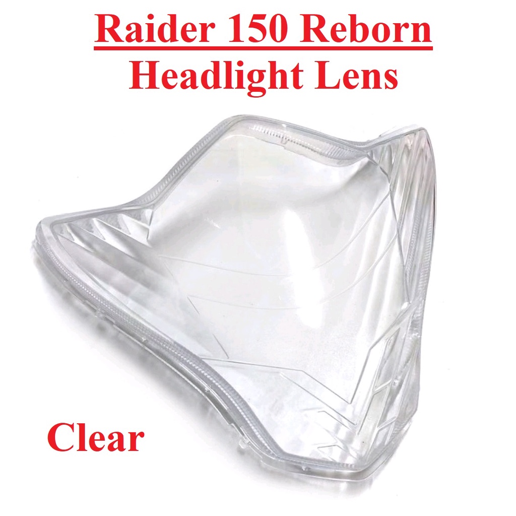 Motorcycle Headlight Lens - Raider 150 Reborn (Clear) | Shopee Philippines
