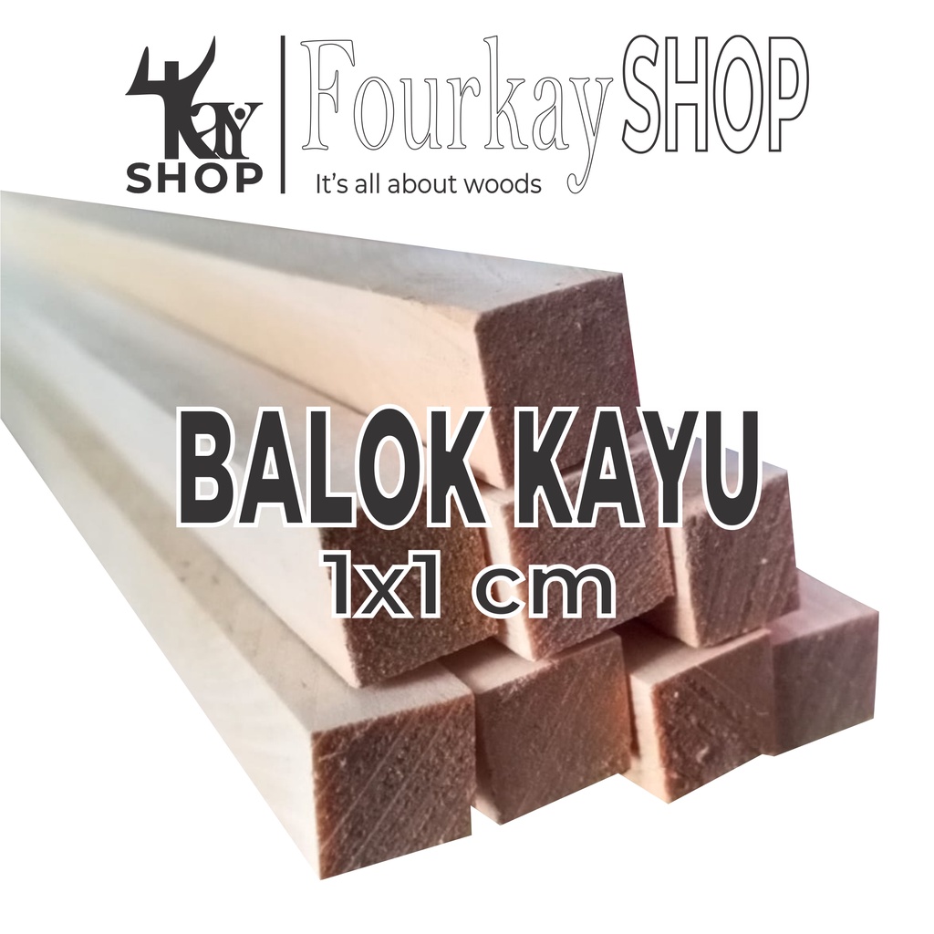 KAYU Wood/stick Beam 1x1cm Length 50cm | Shopee Philippines