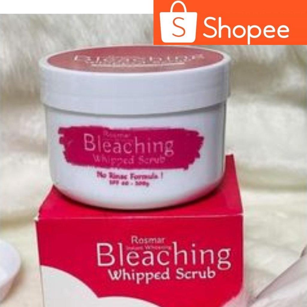 Rosmar bleaching whipped scrub no rinse formula With Freebies | Shopee ...