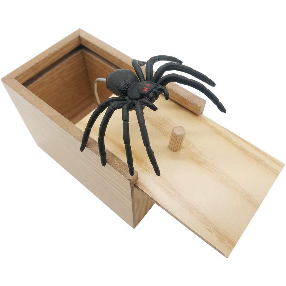 Viral Spider Prank Wooden Box | Shopee Philippines