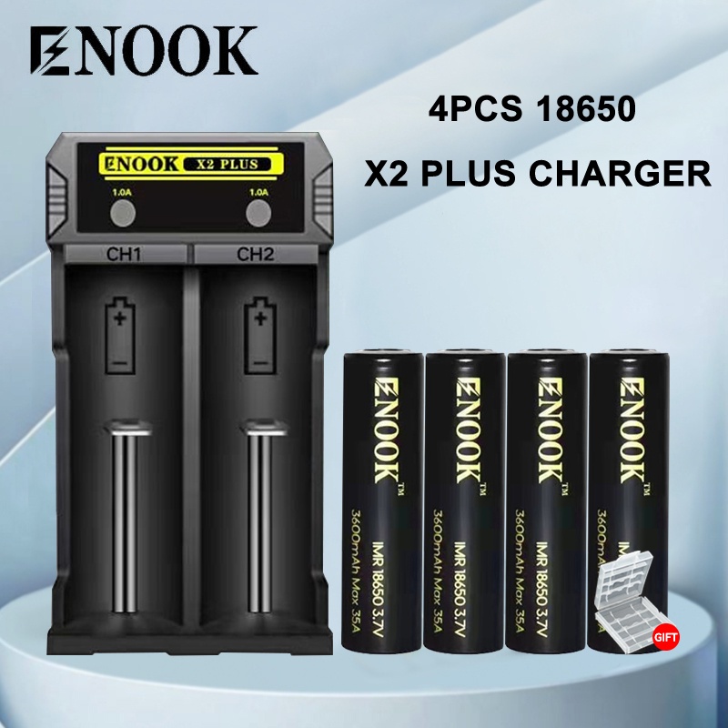 Enook Battery 18650/21700 Rechargeable Battery 3.7v Lithium Battery ...