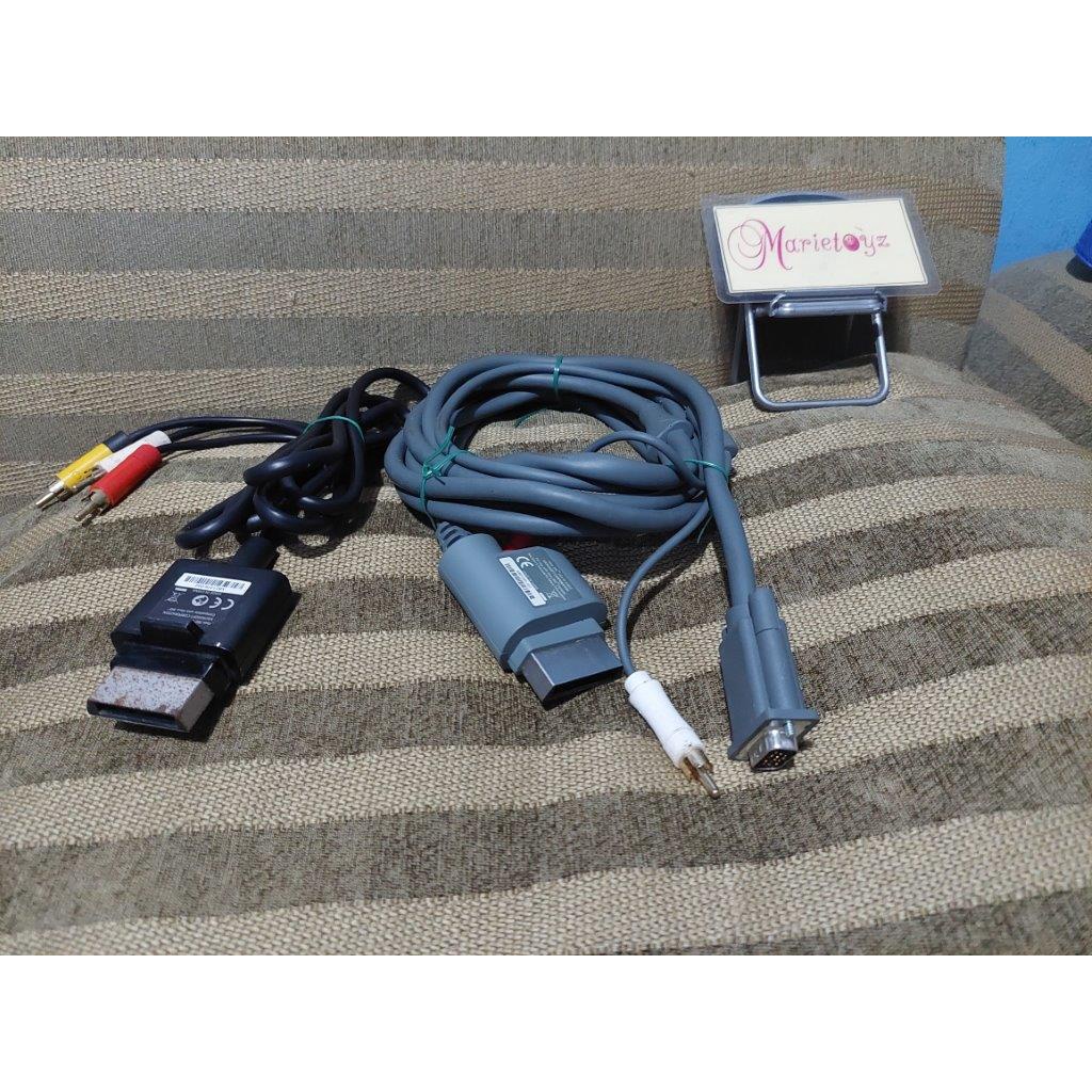 Authentic Xbox 360 AV Composite/Svideo Cables | Shopee Philippines