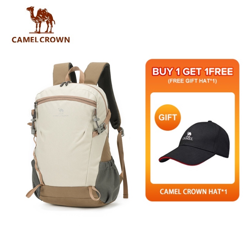 CAMEL CROWN Backpack 18l Urban Travel Commuter Ultra Light Hiking Mountaineering Bag | Shopee ...