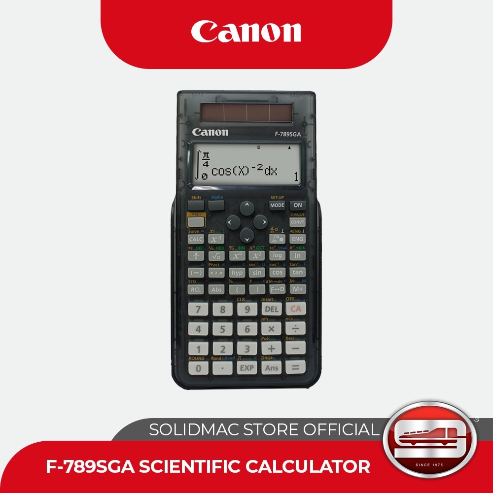 Canon F-789SGA Scientific Calculator (Transparent Casing) | Shopee ...