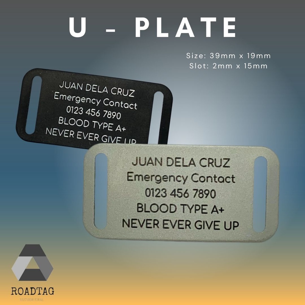 UNIVERSAL PLATE TAG | ROADTAG | Shopee Philippines