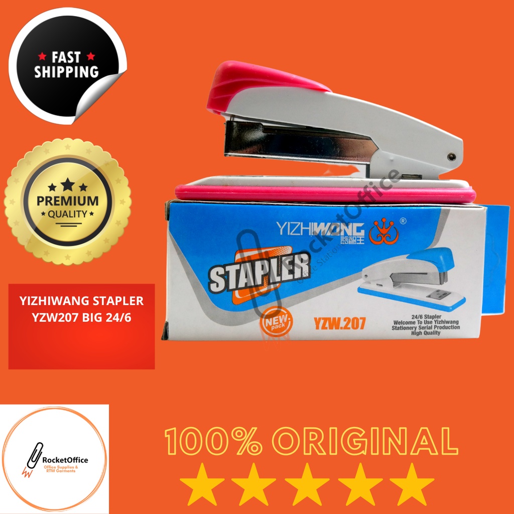 OFFICE STAPLER BIG Size 24/6 Random Design | Shopee Philippines