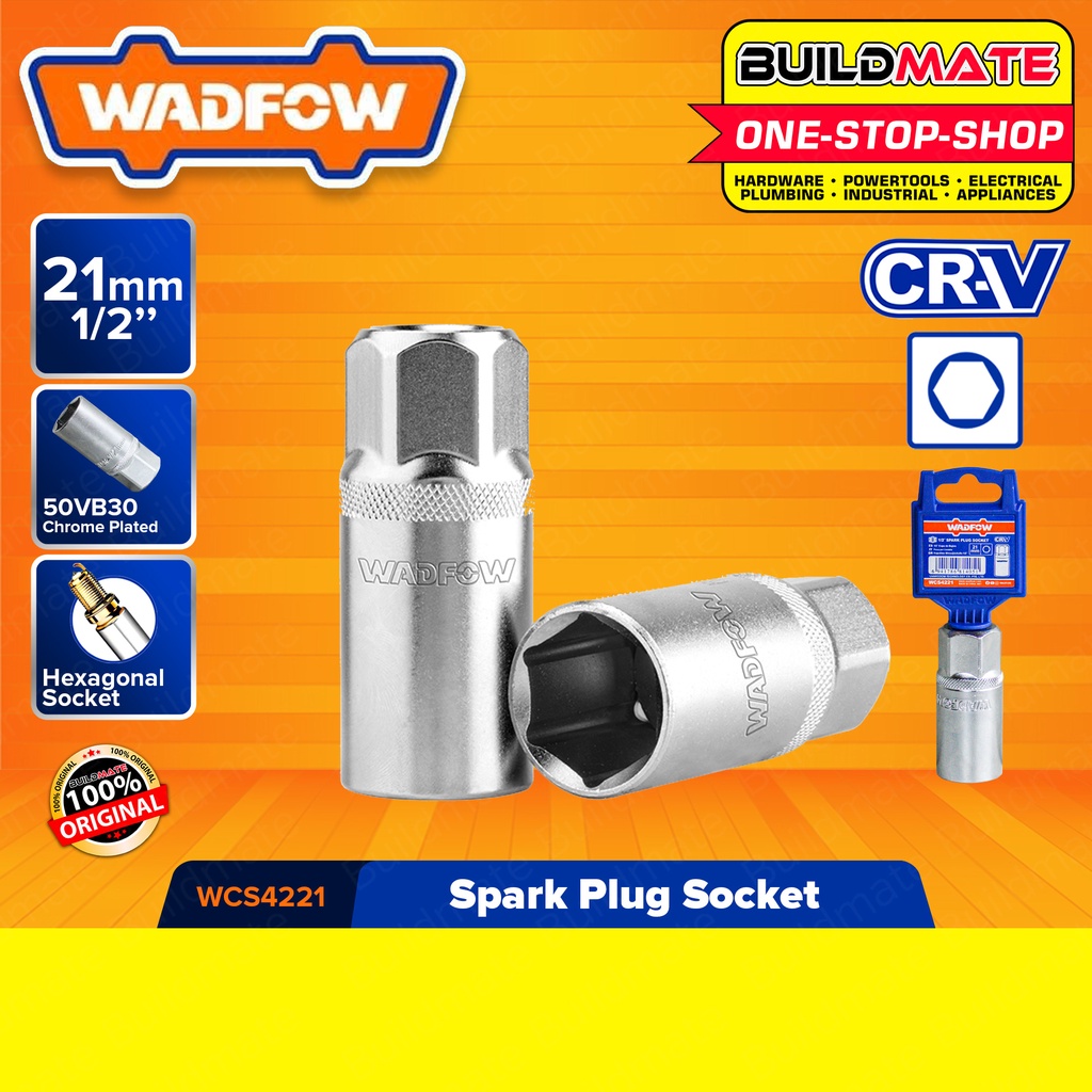 WADFOW 1/2" Inch Drive Spark Plug Socket 16MM | 21MM Deep Thin Wall ...