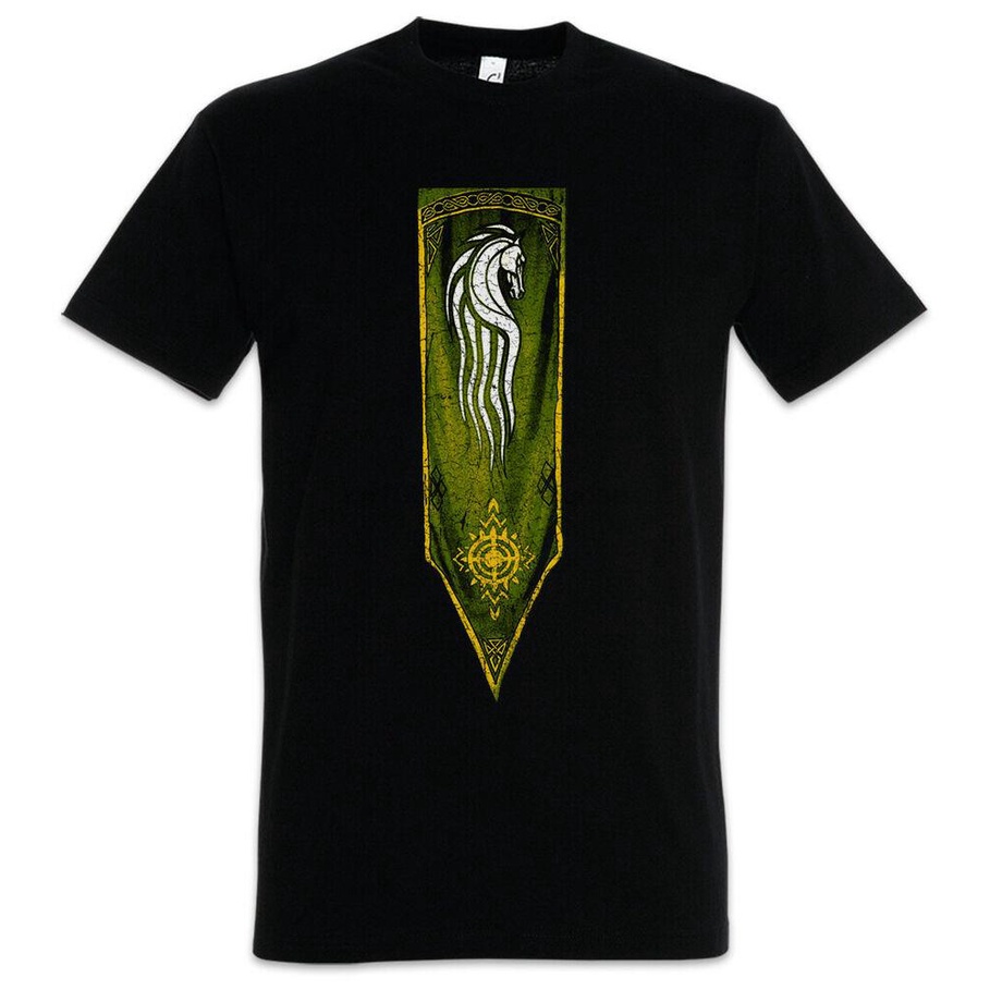 Men Tshirts Horse Banner I T-Shirt Lord Riders of Rohan The Eomer ...