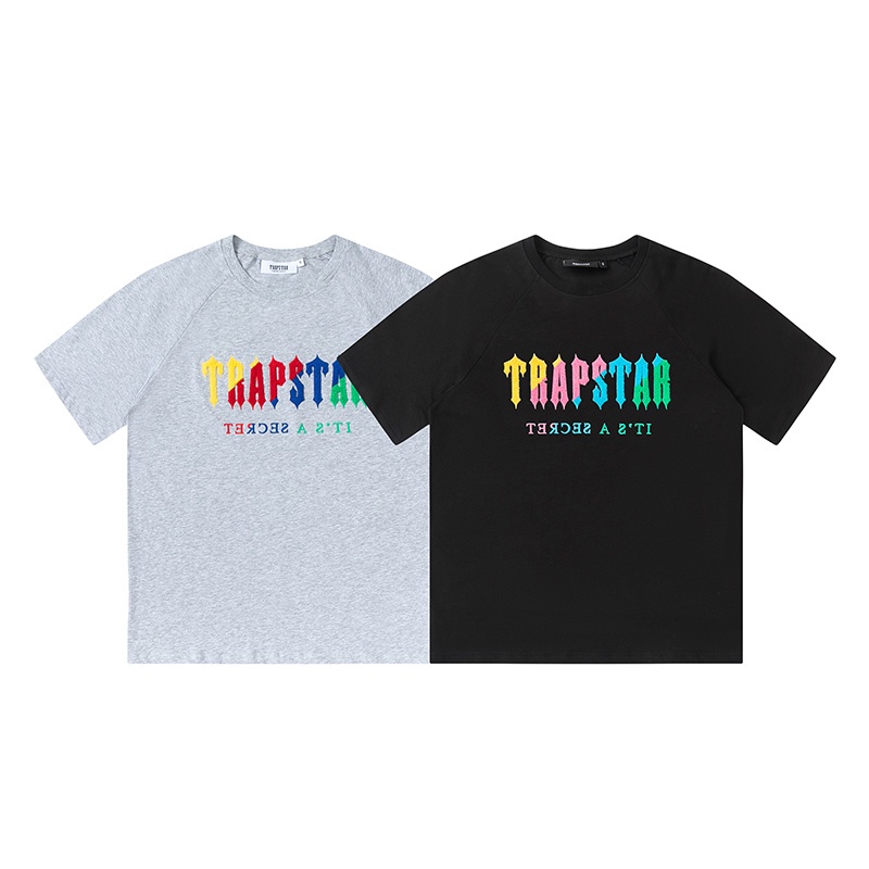 Trapstar Rainbow Color Towel Embroidered Short Sleeve | Shopee Philippines