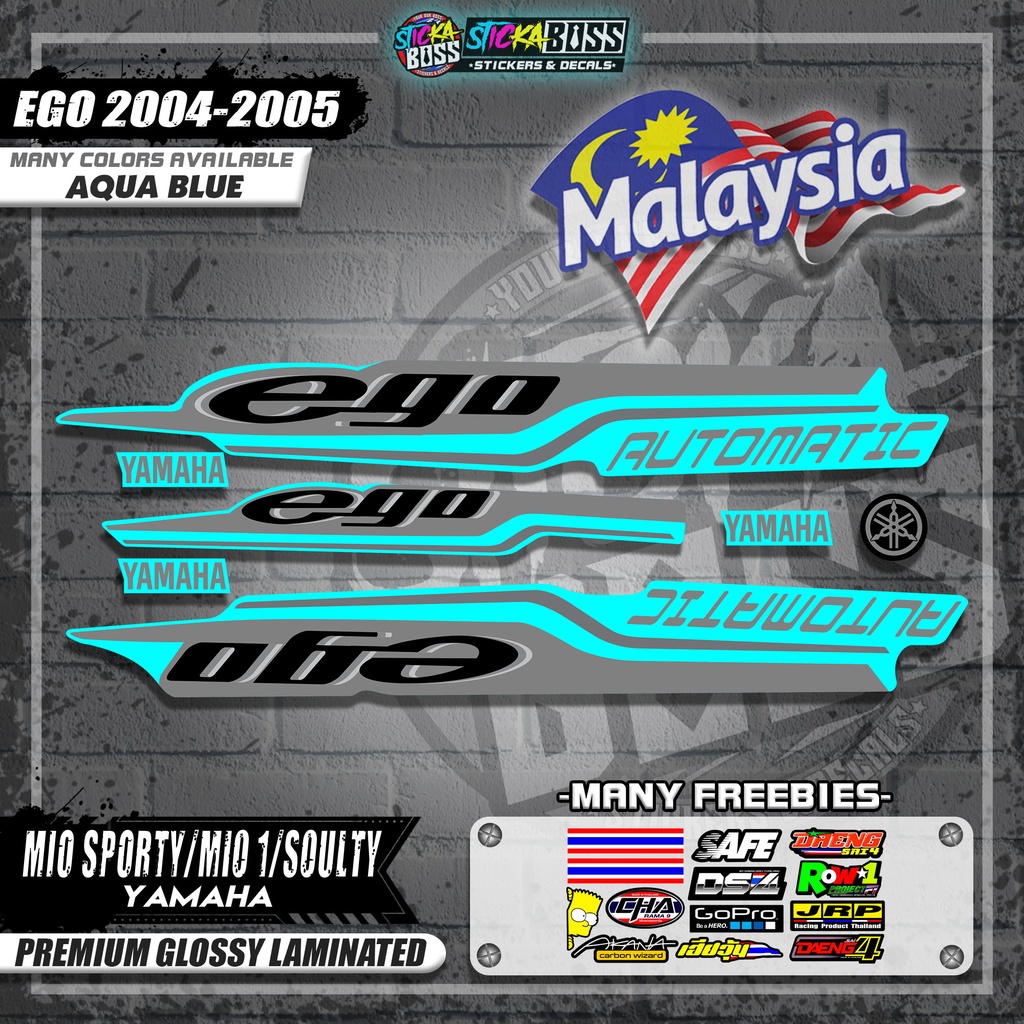 MIO SPORTY / MIO 1 / SOULTY DECALS ( EGO 2004-2005 )【WITH FREEBIES ...