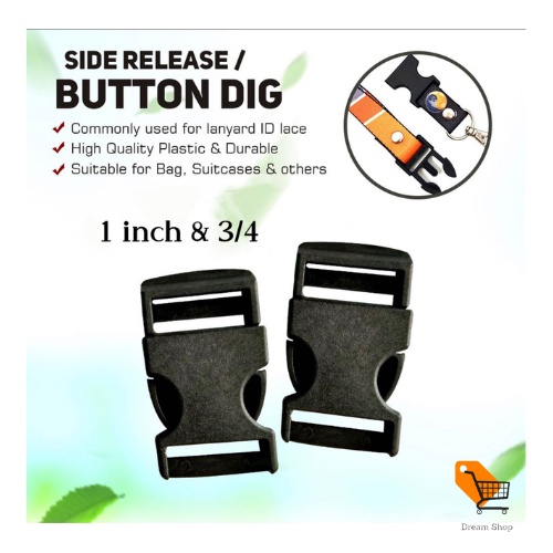 Side Release (100 pcs per pack) || 1 inch and 3/4 inch | Shopee Philippines