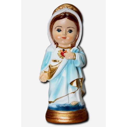 Cute Mini Our Lady of Immaculate Heart of Mary Chibi (4in.) - God's ...