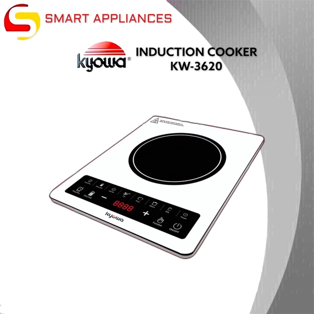 Kyowa Digital Induction cooker Crystal Glass White Series (KW-3620 ...