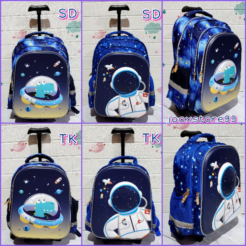 Kindergarten And Elementary School Trolley School Bags With Embossed ...