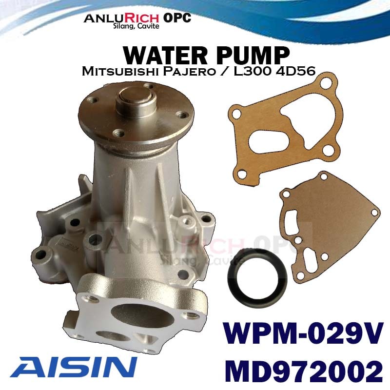 AISIN WATER PUMP for Mitsubishi Pajero / L300 4D56 PART NO. WPM-029V ...