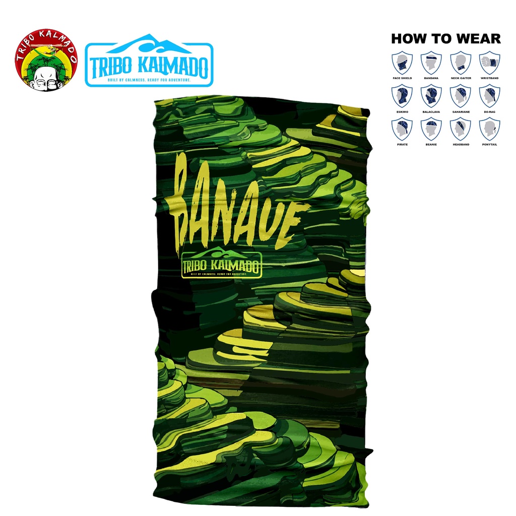 Tribo Kalmado BANAUE Headbuff/Multifunctional headwear bandana/tube ...