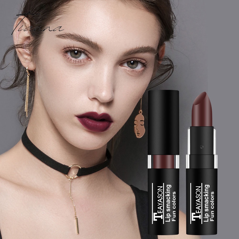 TEAYASON Halloween Black Velvety Long Lasting Waterproof Matte Liquid ...