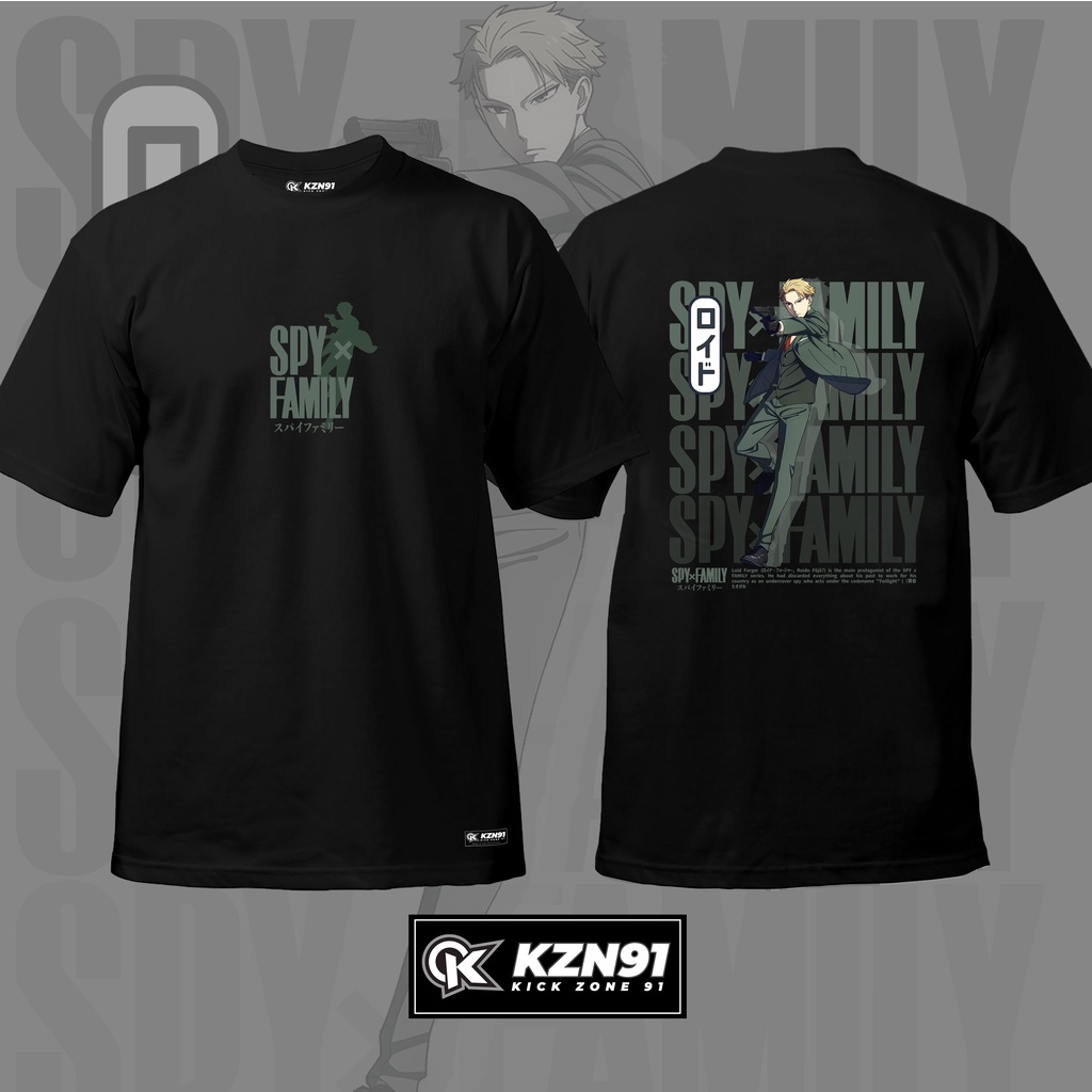 Loid Forger Spy x Family Anime Tshirt KZN91 | Shopee Philippines