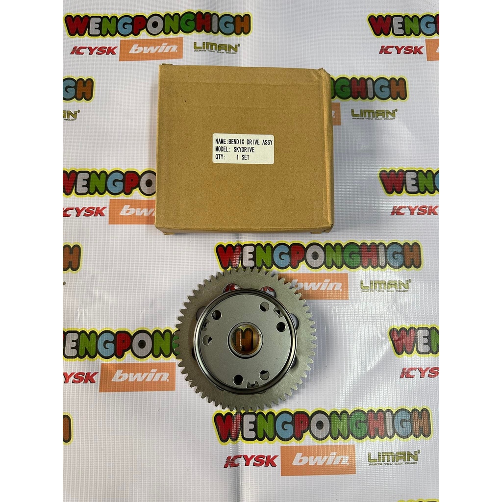 BENDIX DRIVE ASSY WITH GEAR SKYDRIVE CARB V1/HAYATE YSK BRAND | Shopee ...