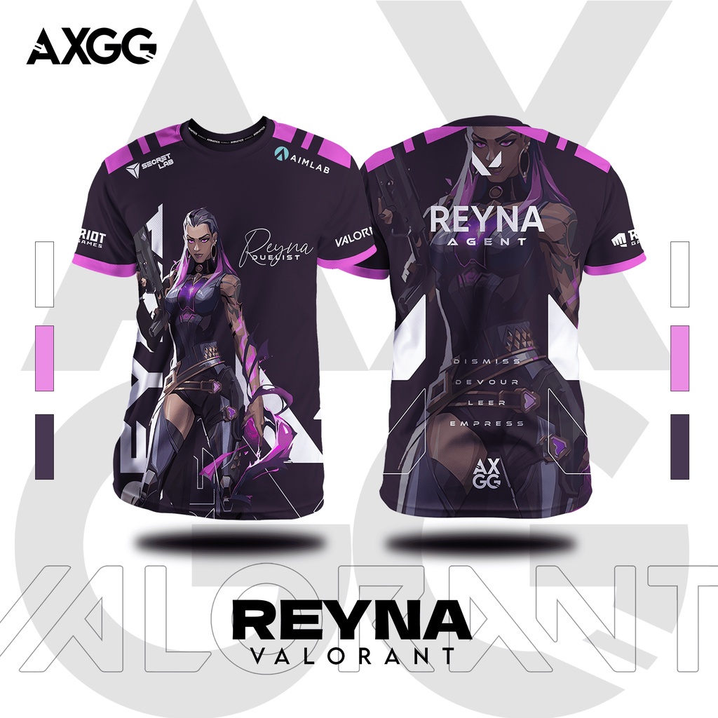AXGG "Valorant - Reyna" Gaming T-Shirt | Shopee Philippines